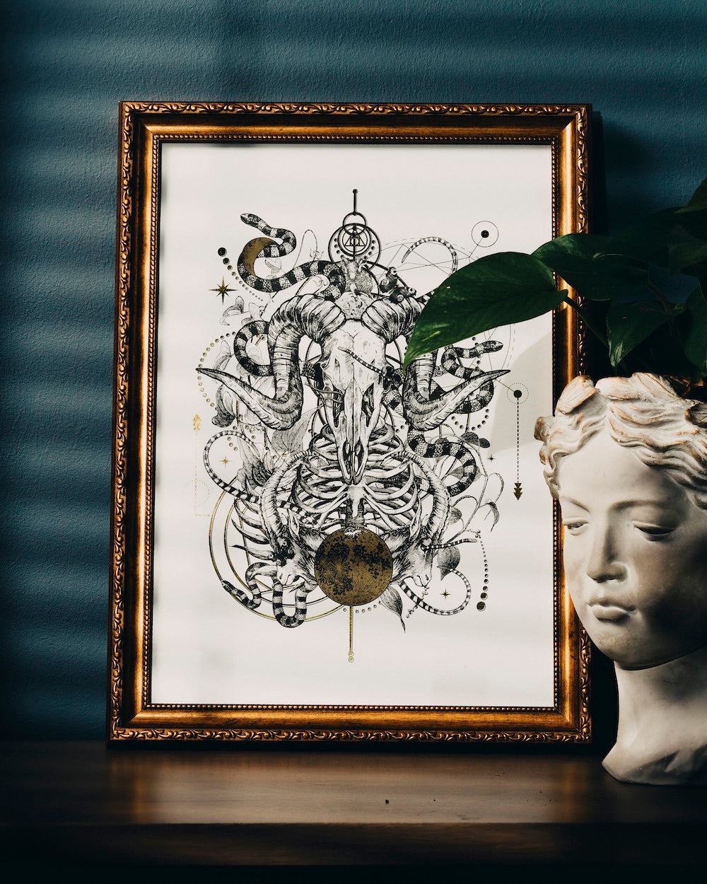 Alchemist Star Sign Gold Foil Prints